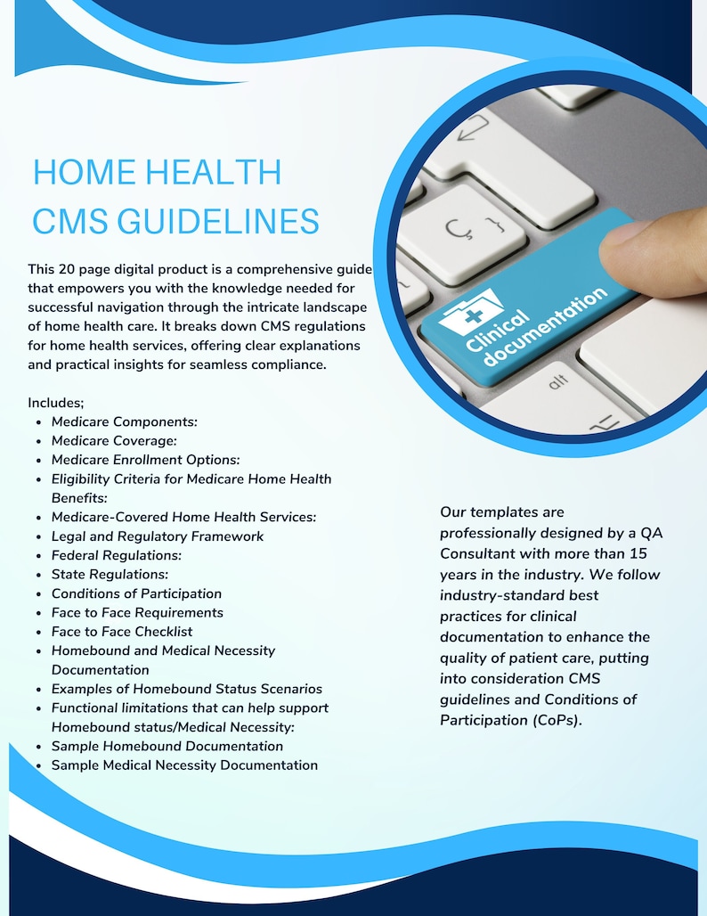 HOME HEALTH CMS Guidelines - Etsy