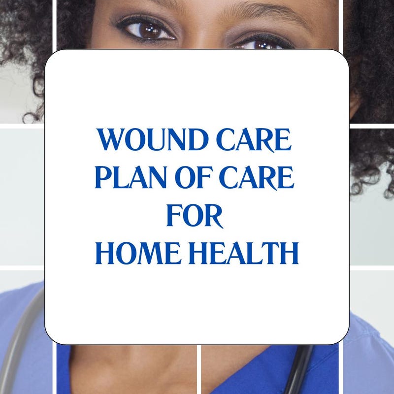 Wound Care Template - Etsy