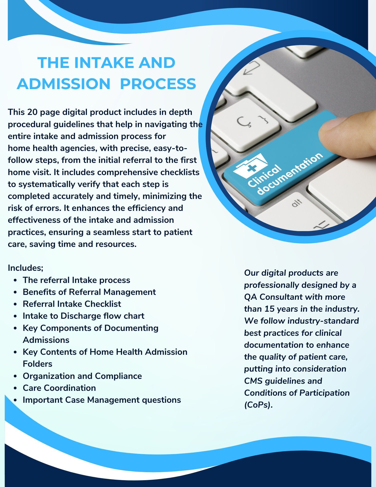 The Intake and Admission Process for Home Health - Etsy