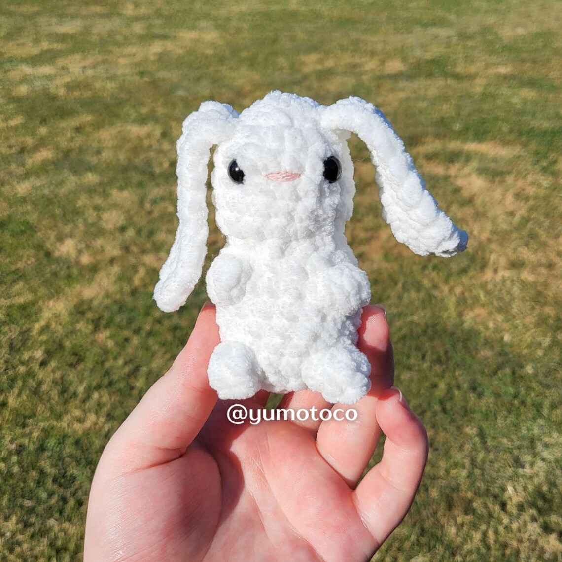 NO SEW Quick Easy Bunny Crochet Pattern 2-in-1 Chubby Bunny Beginner ...