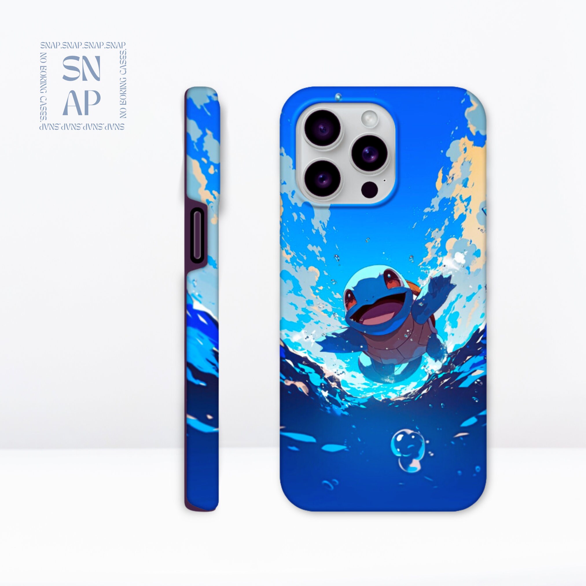 Pokemon Anime Tough Phone Case, iPhone 15 14 12 11 X, Samsung Galaxy ...