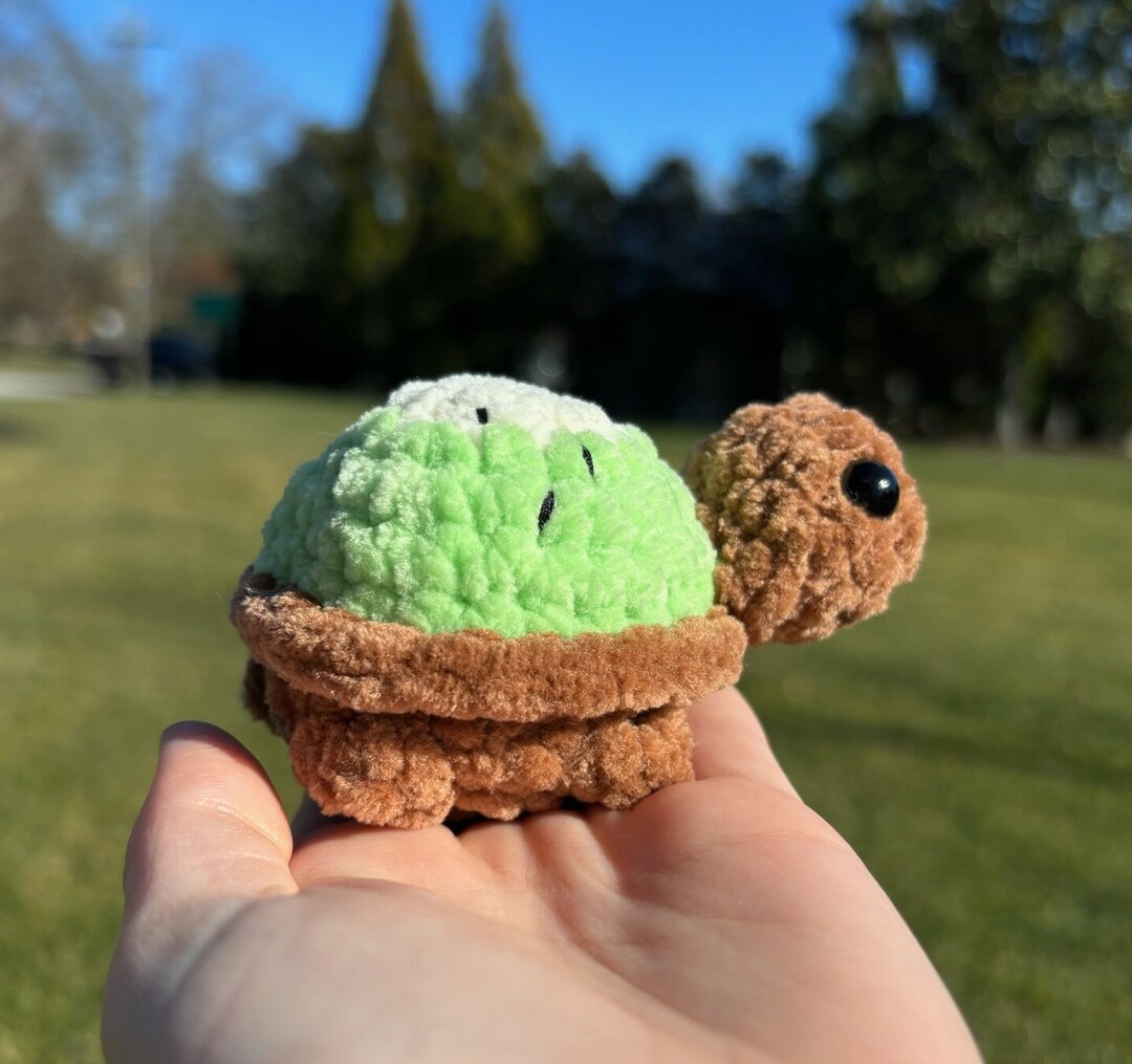 Kiwi Turtle Plushie - Etsy