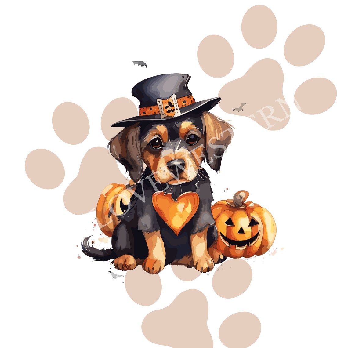 Halloween Dachshund Clipart, Halloween Dog Clipart, Dachshund Clipart ...