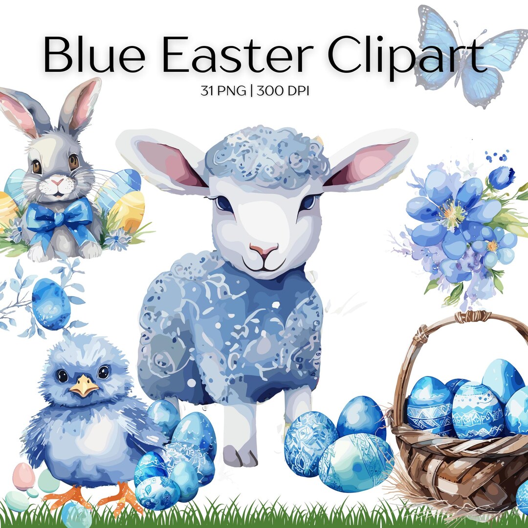 Easter Clipart, Watercolor Easter, Clip Art, Easter Basket, Easter ...