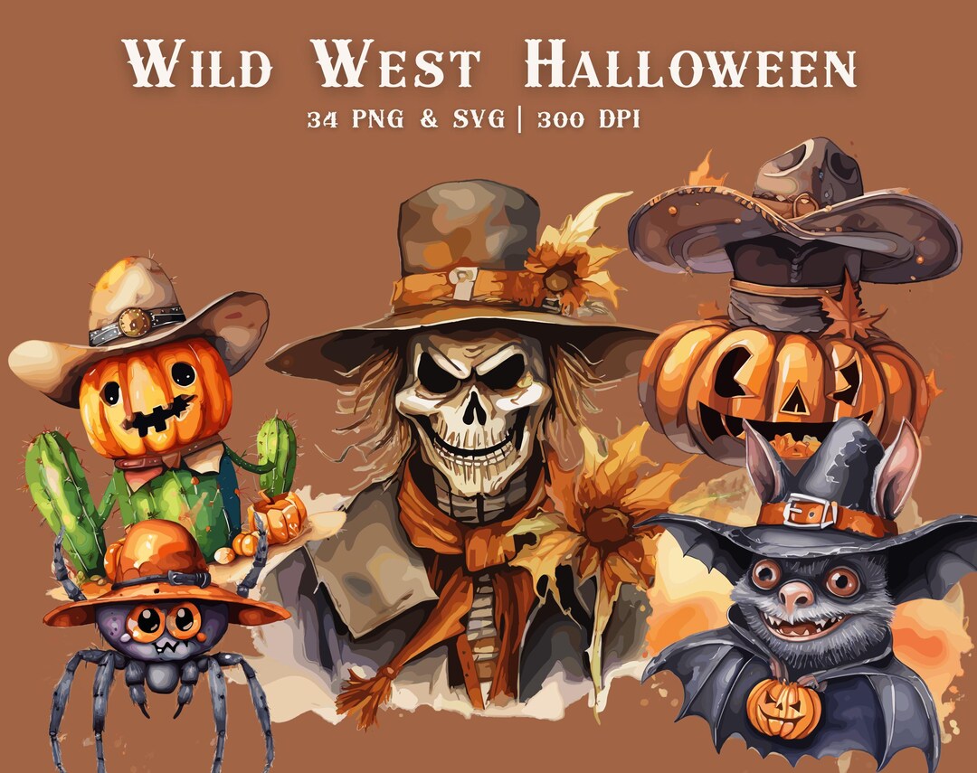 Wild West Halloween, Cowboy Hat SVG, Outlaw, Cowboy Ghost, Western ...