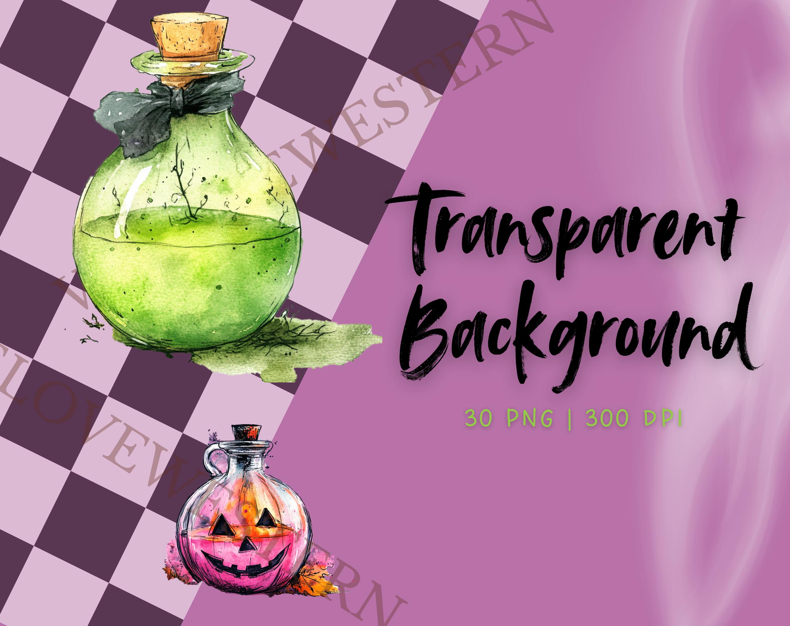 Halloween Potion Clipart, Witch Potions, Witch Clipart, Potion Clipart ...