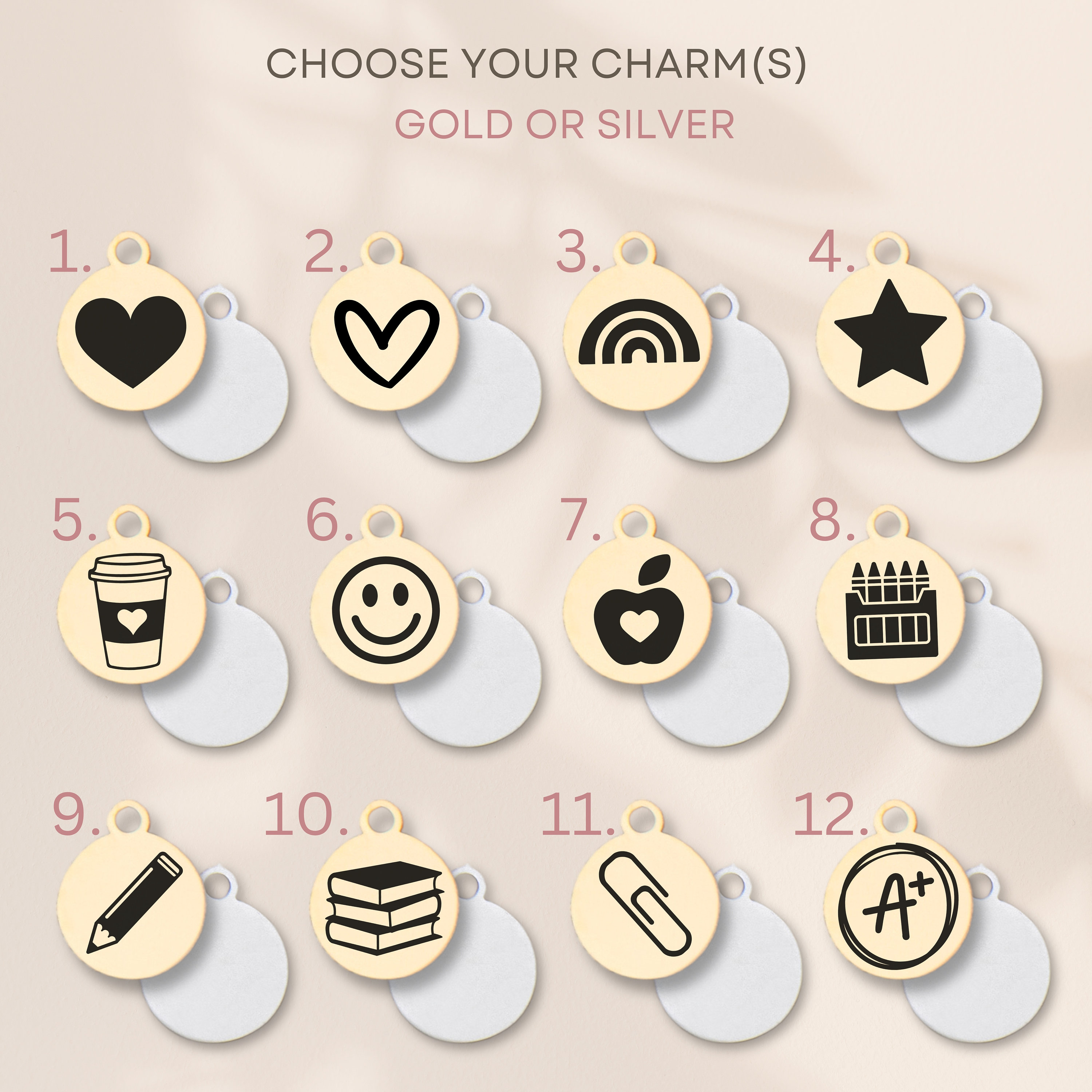 Custom Teacher Necklace, Personalized Teacher Appreciation Gift for ...