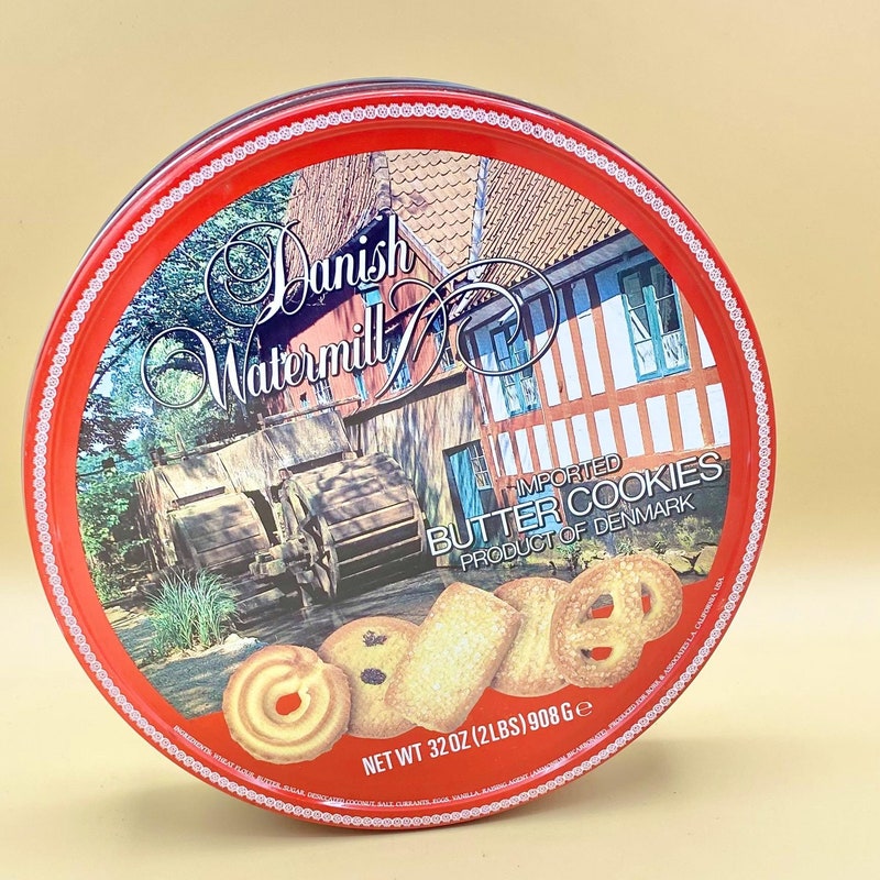 Vintage Cookie Tin Danish - Etsy