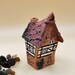 German Ceramic Tea Light House Handarbeit 215, Quirky Alsatian Style ...