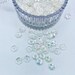 Iridescent Clear Flower Shaped Buttons, 300 Pcs Acrylic 2 Holes ...