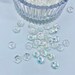 Iridescent Clear Flower Shaped Buttons, 300 Pcs Acrylic 2 Holes ...