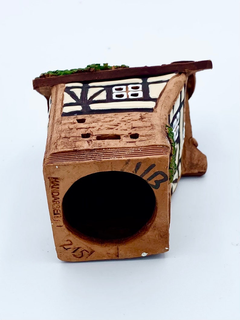 German Ceramic Tea Light House Handarbeit 215, Quirky Alsatian Style ...