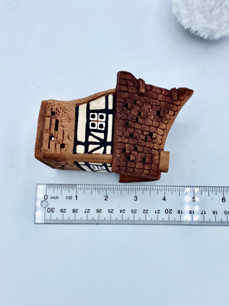 German Ceramic Tea Light House Handarbeit 215, Quirky Alsatian Style ...