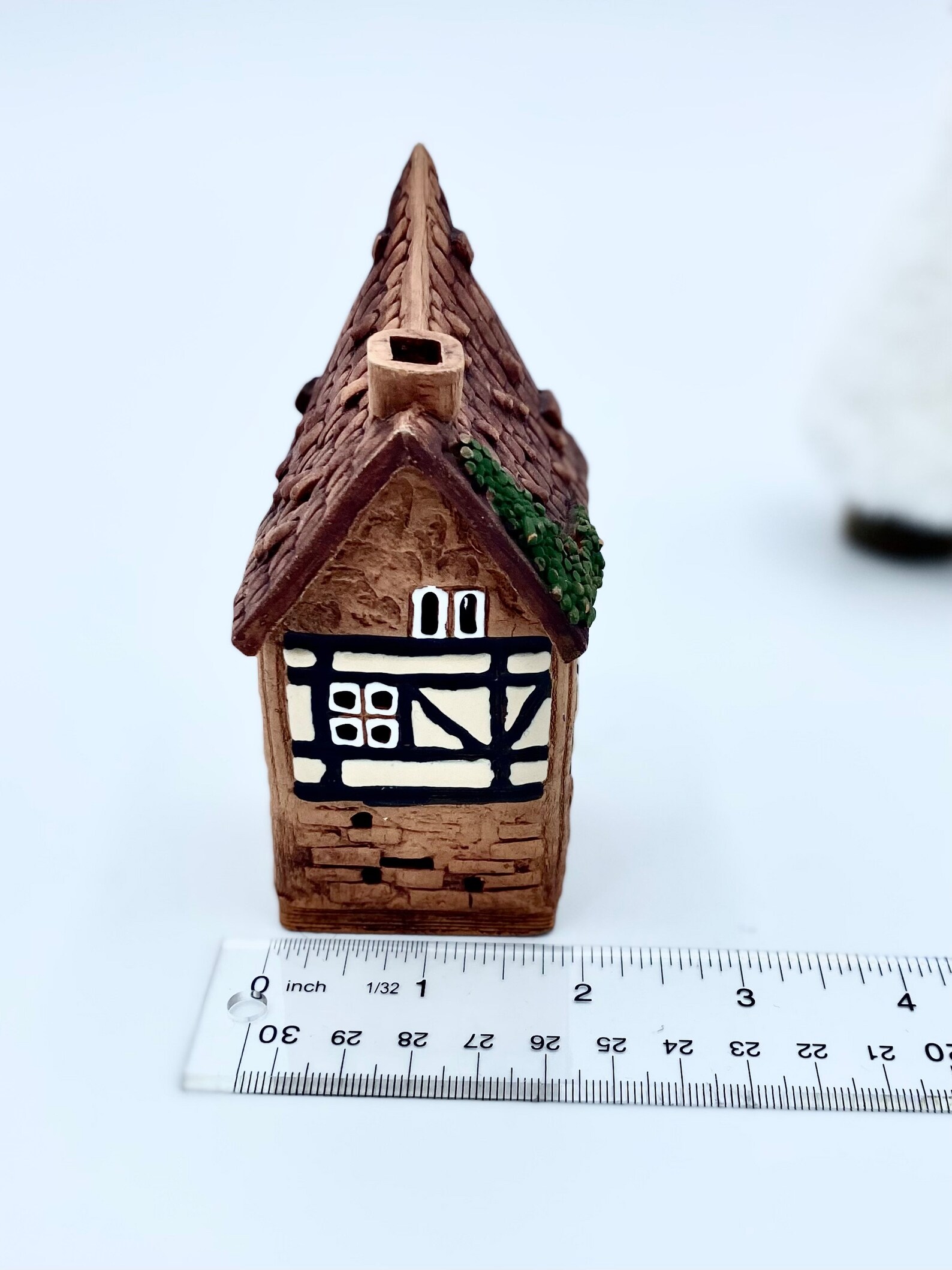 German Ceramic Tea Light House Handarbeit 215, Quirky Alsatian Style ...
