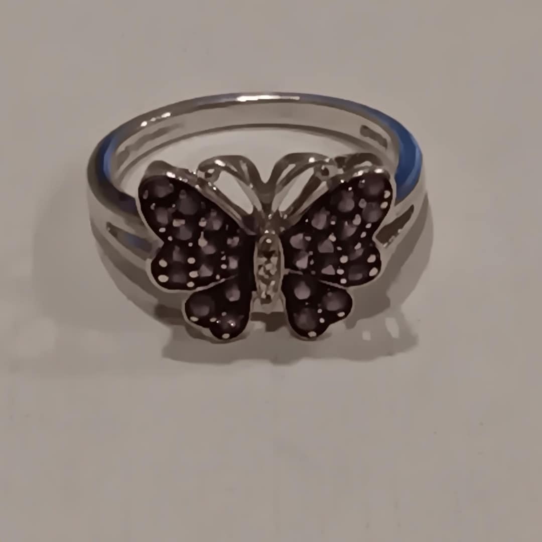 Silver Ring JWBR, 925 With Amethysts, Size 7. - Etsy