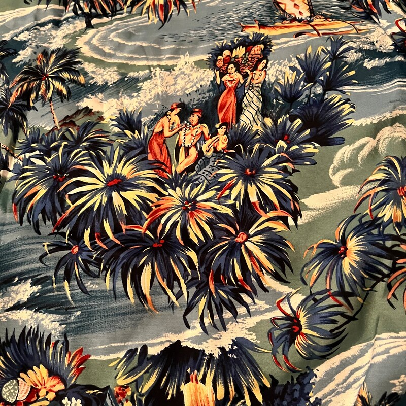 Tropical Print Fabric - Etsy