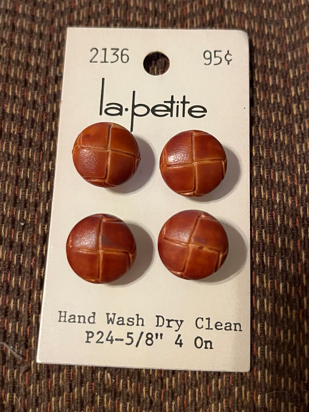 Vintage Brown Jacket Buttons. - Etsy