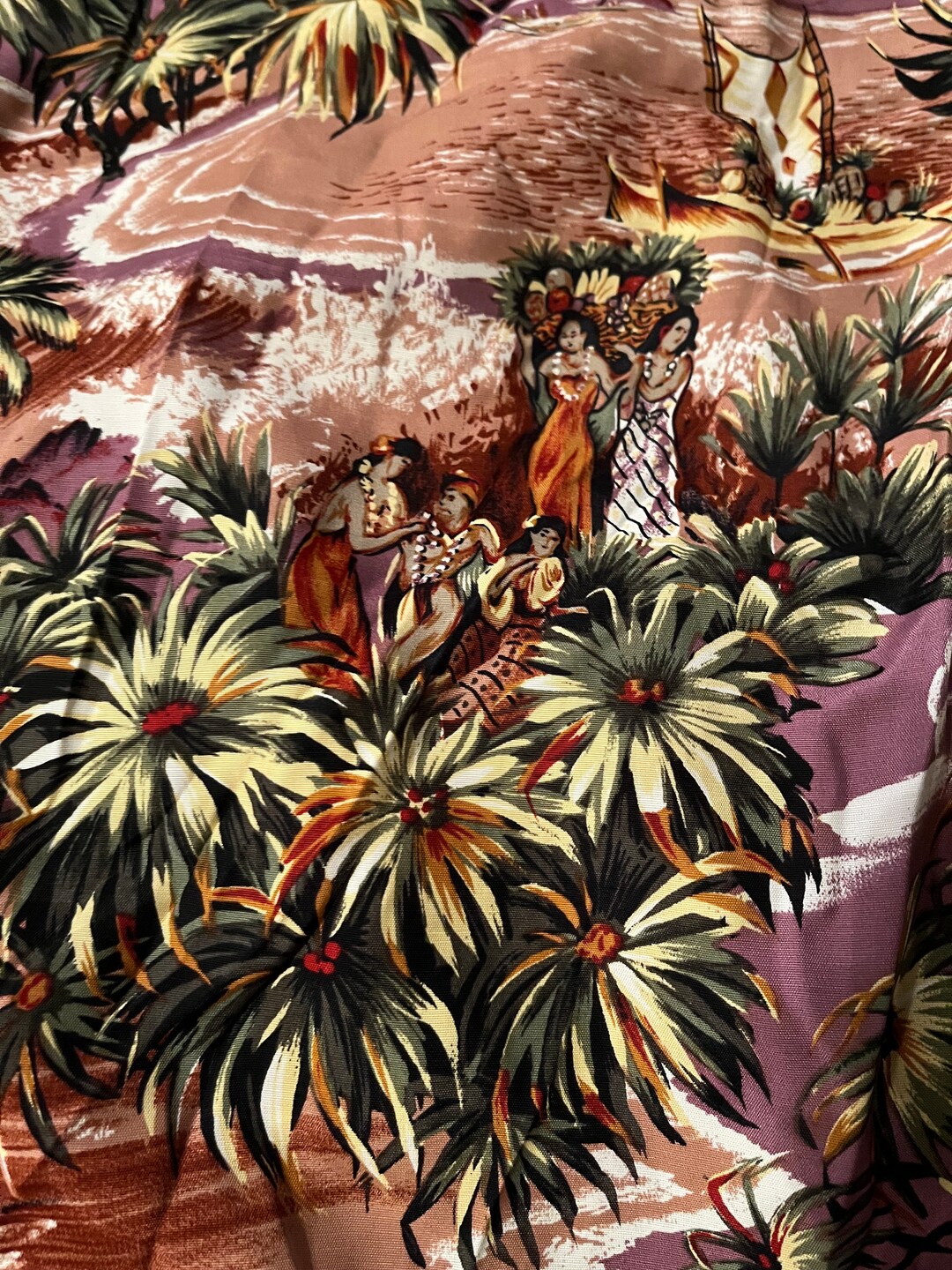 Vintage Tori Richards Trendex Tropical Print Fabric - Etsy