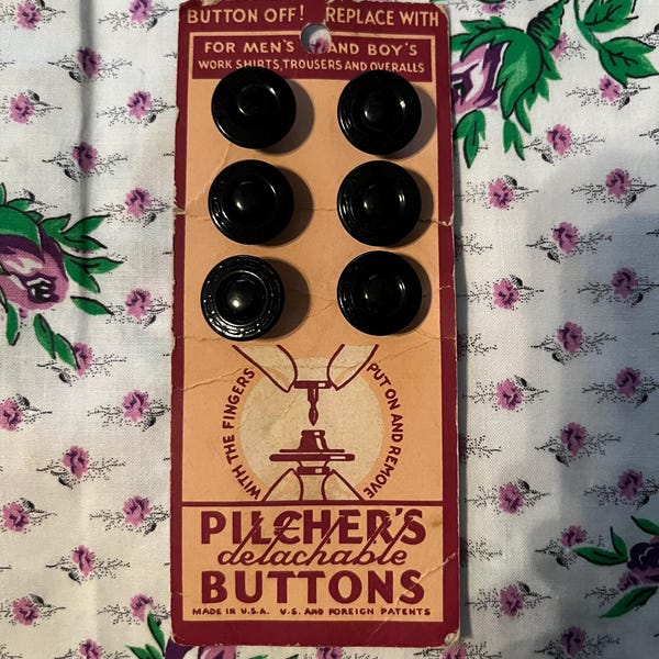 Vintage Brown Jacket Buttons. - Etsy