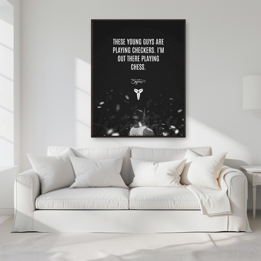 Kobe Bryant Poster, Kobe Bryant Print, Kobe Bryant Wall Art, Basketball ...