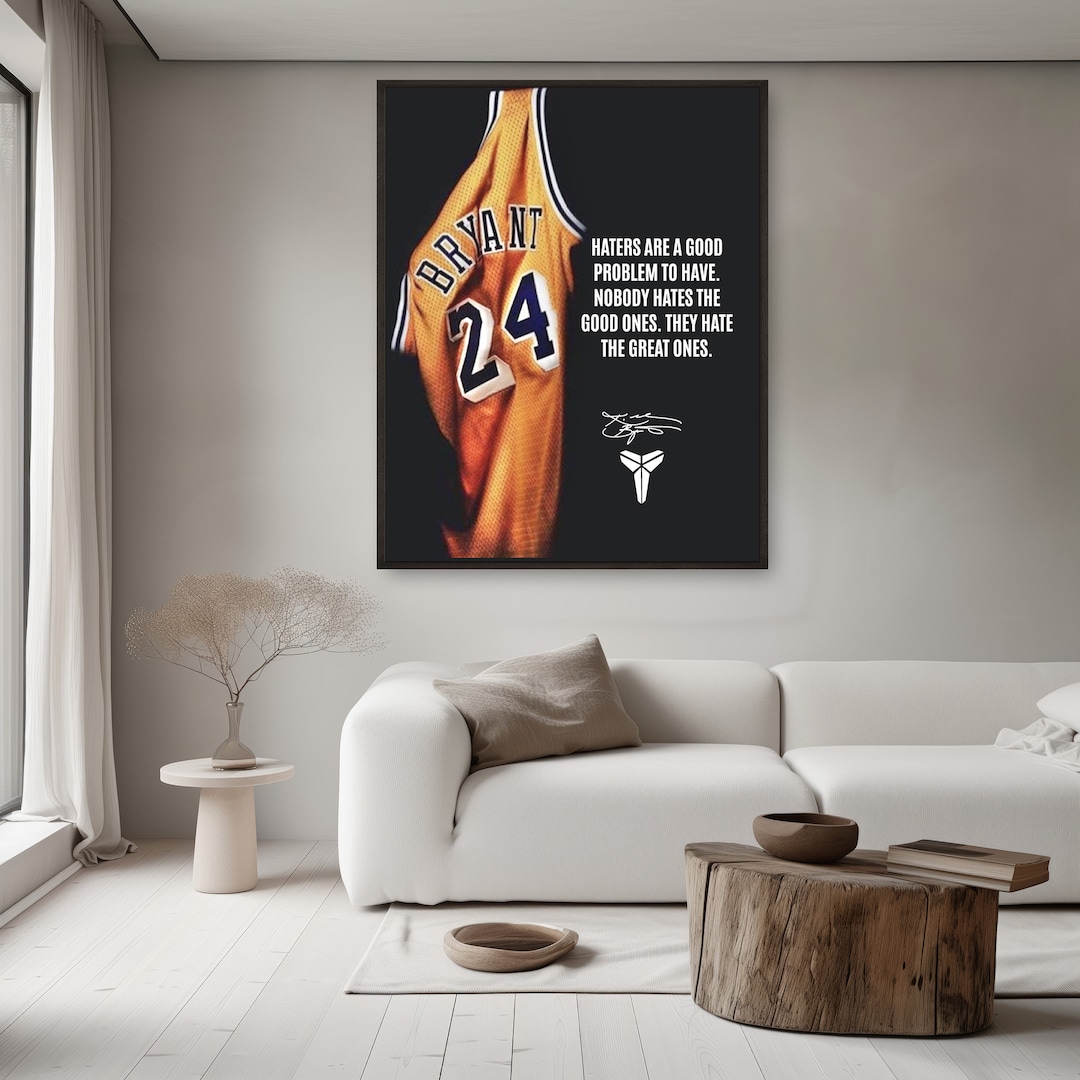 Kobe Bryant Poster, Kobe Bryant Print, Kobe Bryant Wall Art, Basketball ...