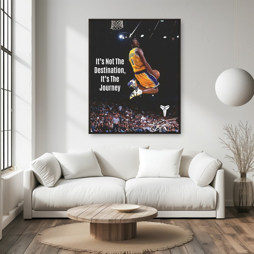 Kobe Bryant Poster, Kobe Bryant Print, Kobe Bryant Wall Art, Basketball ...