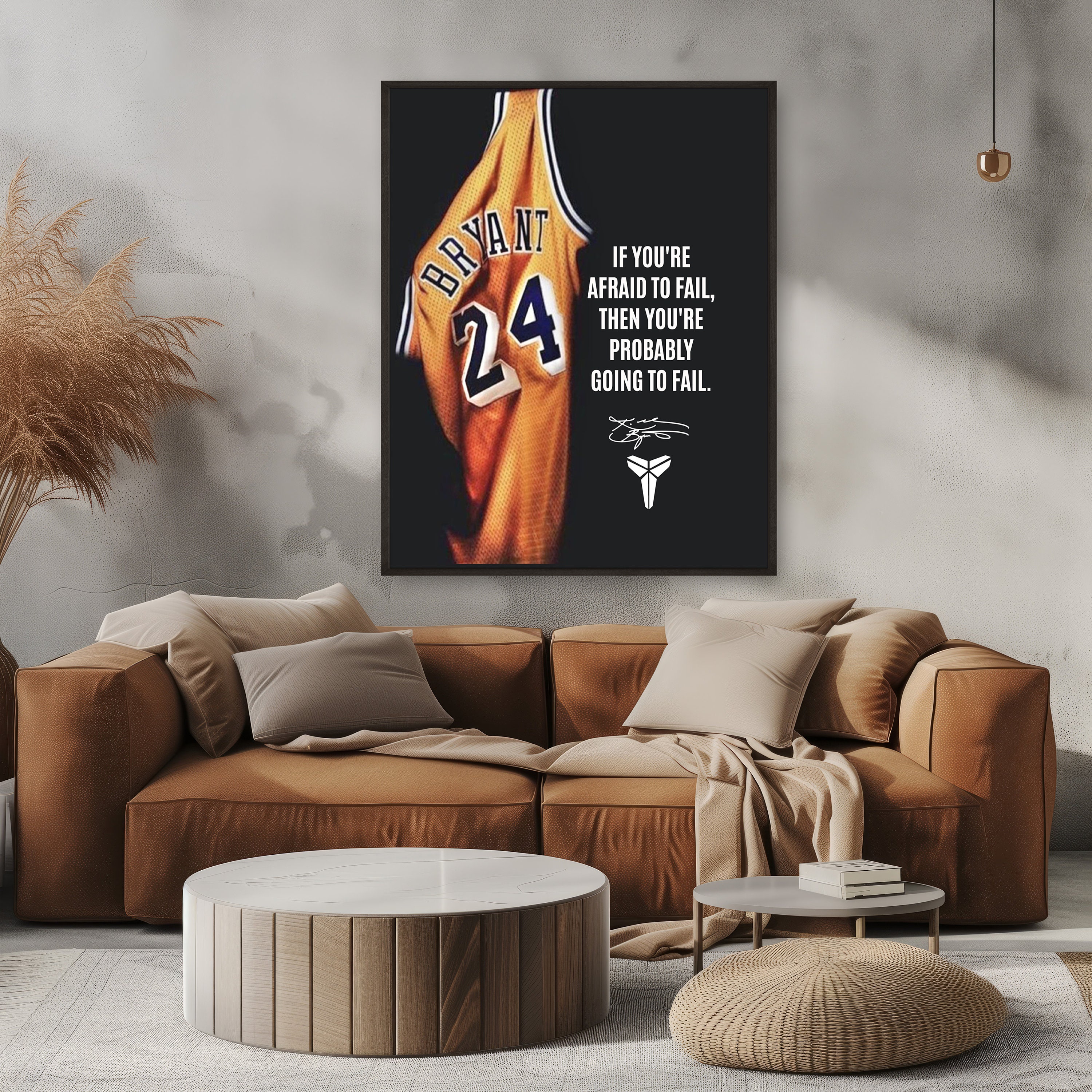 Kobe Bryant Poster, Kobe Bryant Print, Kobe Bryant Wall Art, Basketball ...