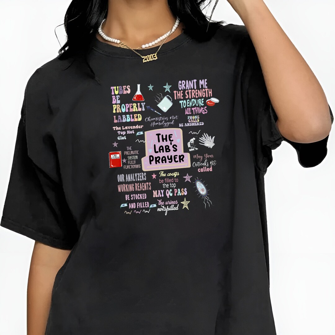 The Lab's Prayer Medical Laboratory Scientist Lab Week 2024 T-shirt ...