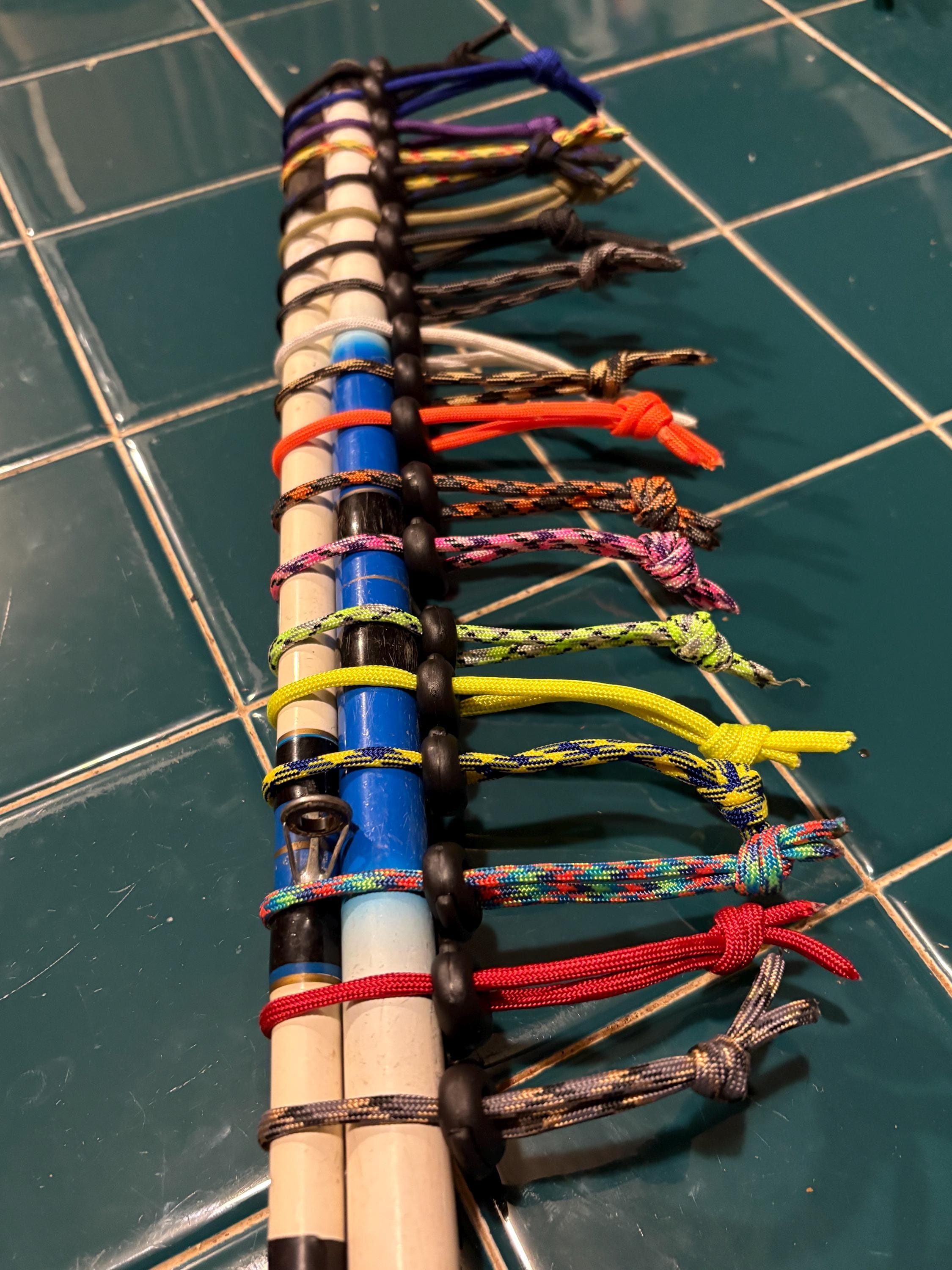 Paracord Fishing Rod Ties - Etsy