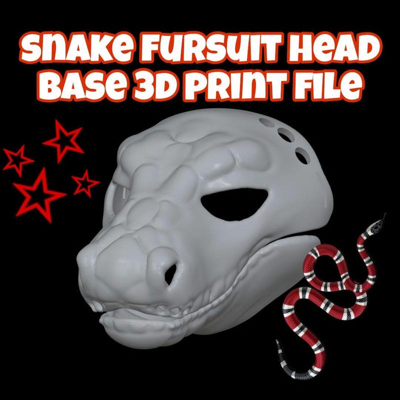 Snake Mask Fursuit - Etsy