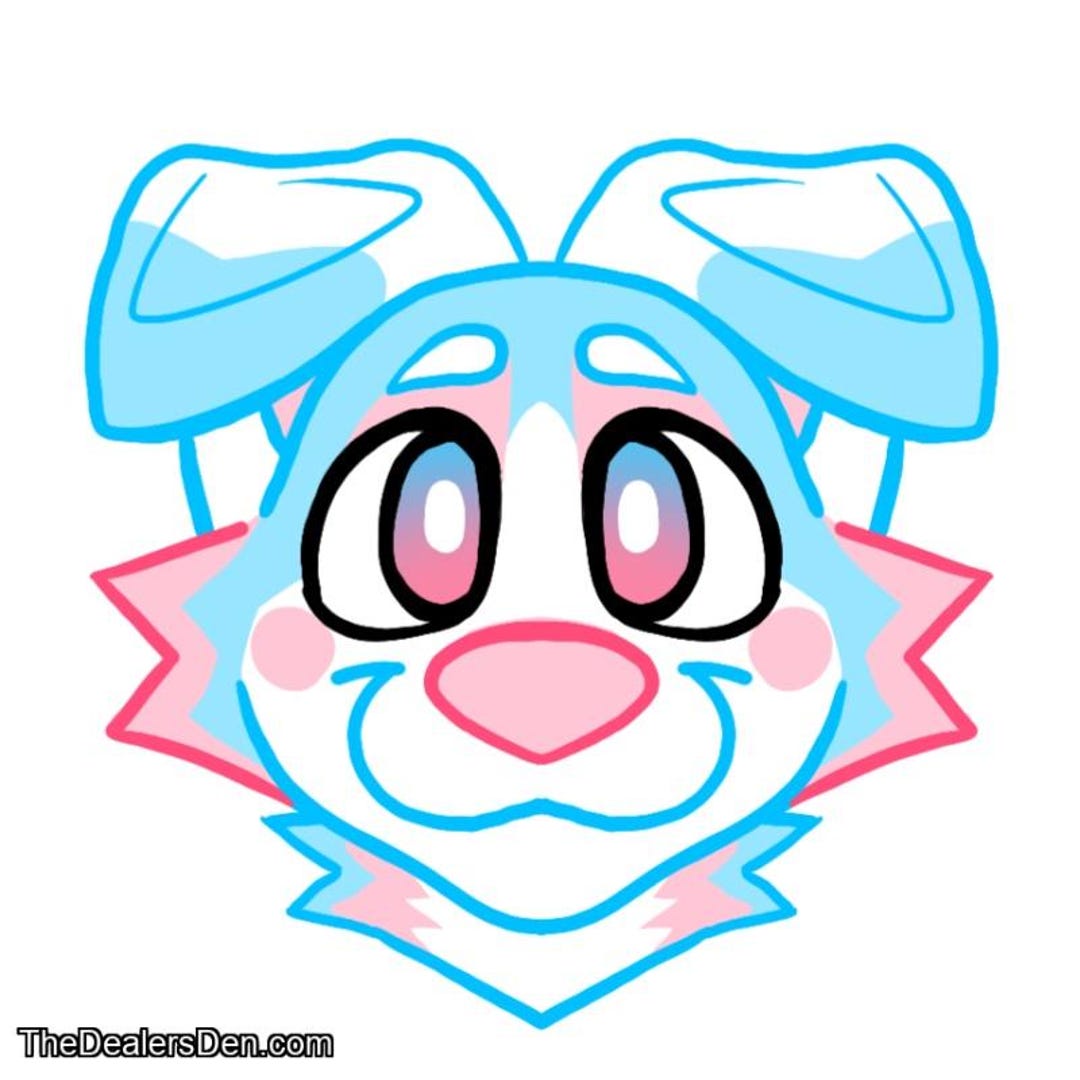 Pastel Cotton Candy Puppy Fursuit Head Preclaim (READ DISCRIPTION) - Etsy