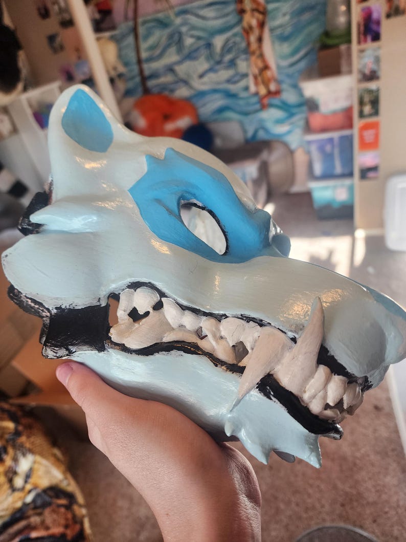 Low Quality Wolf Mask - Etsy