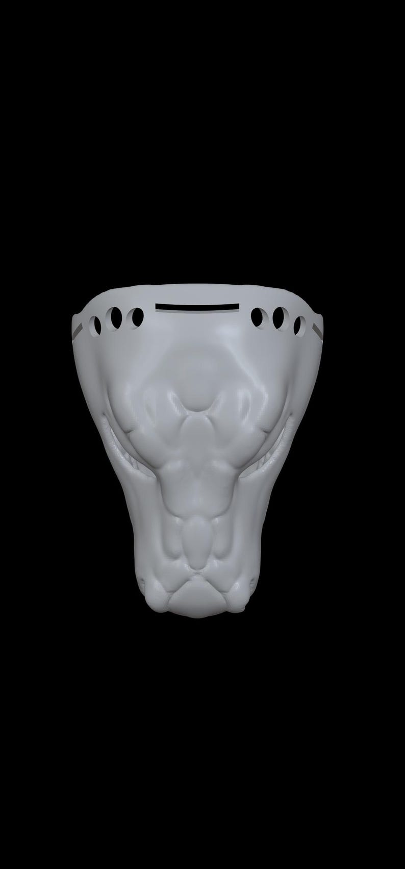 Snake Fursuit Head Base 3d Print File Only - Etsy