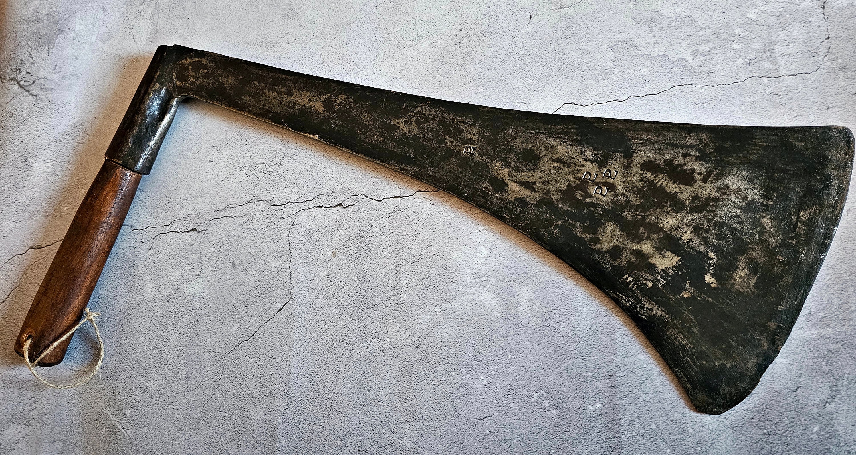 Antique Marked Long Head FRENCH AXE 23,60 Inches With Wood Handle - Etsy