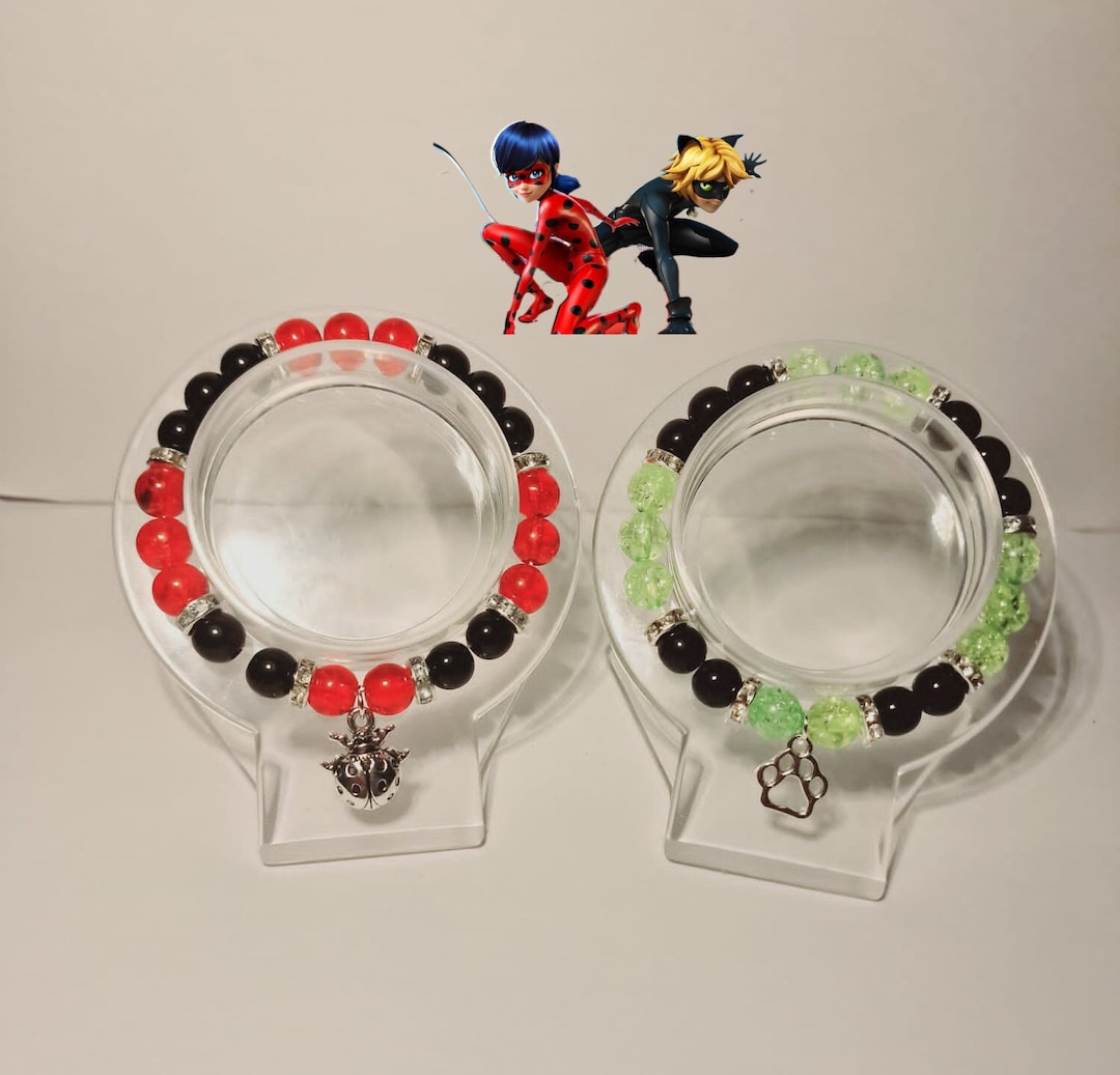 Ladybug X Cat Noir Bracelets - Etsy