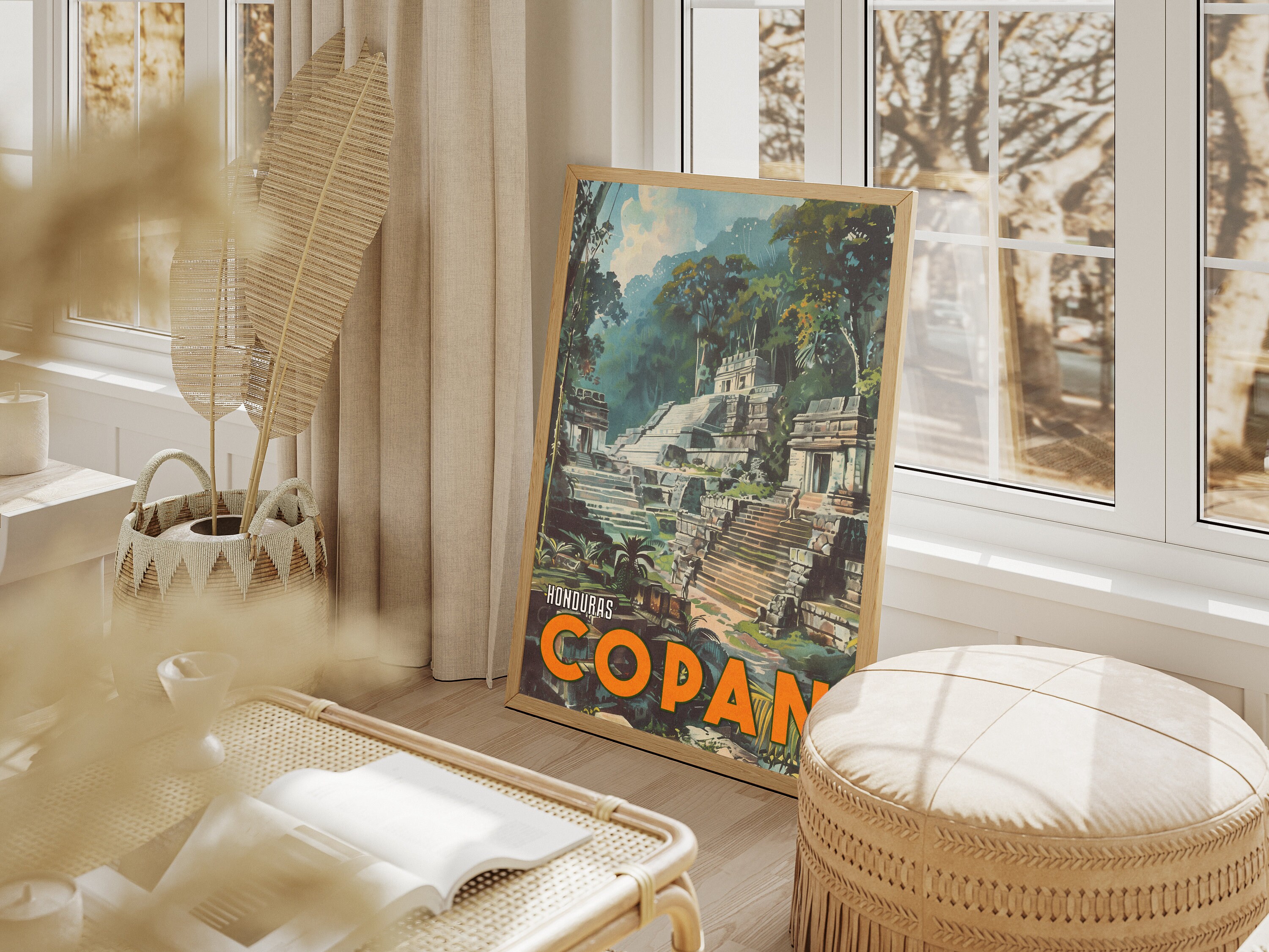 Honduras Travel Poster Digital Vintage Print Retro Wall Art Decorations ...