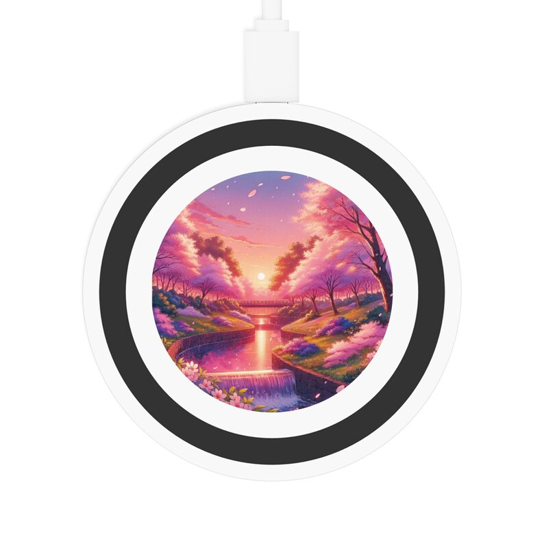 Sakura Sunrise Anime Wireless Charging Pad| Anime Wireless Charger ...
