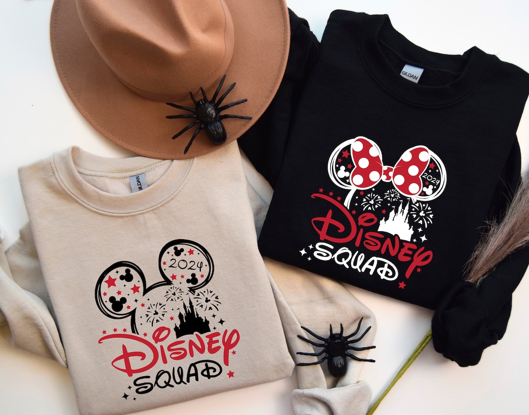 Disney Squad 2024 Sweatshirt, Disney Family Shirts, Disneyland Squad ...