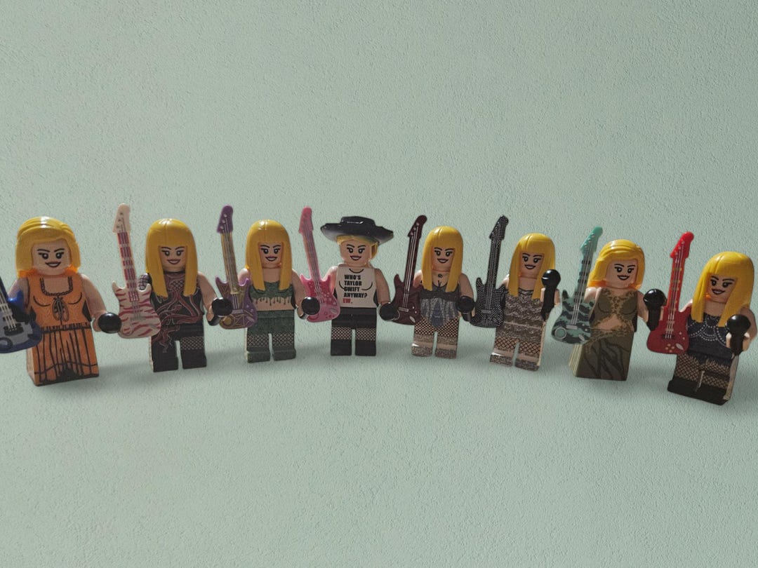 Taylor Swift Set 1 Custom Minifigure MOC Toy brick - Etsy
