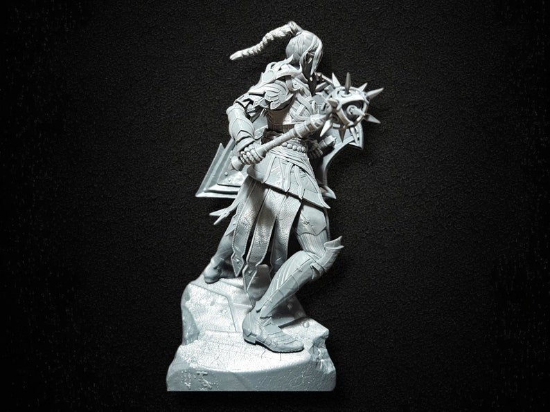 Shadowheart Baldurs Gate 3 BG3 Figure Half-elf Cleric Cleric of Selune ...