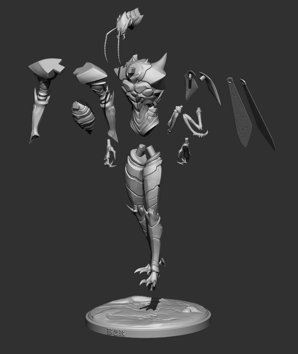 Beru Solo Leveling Solo Leveling Figure shadow of the Ant King 3D ...