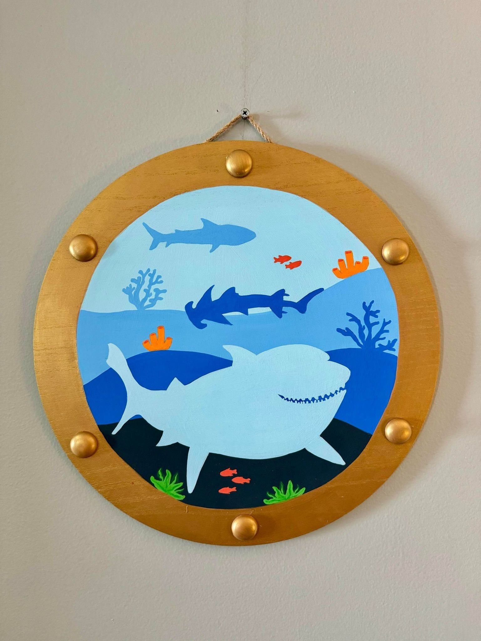 Finding Nemo Bruce Submarine Window Painting - Etsy