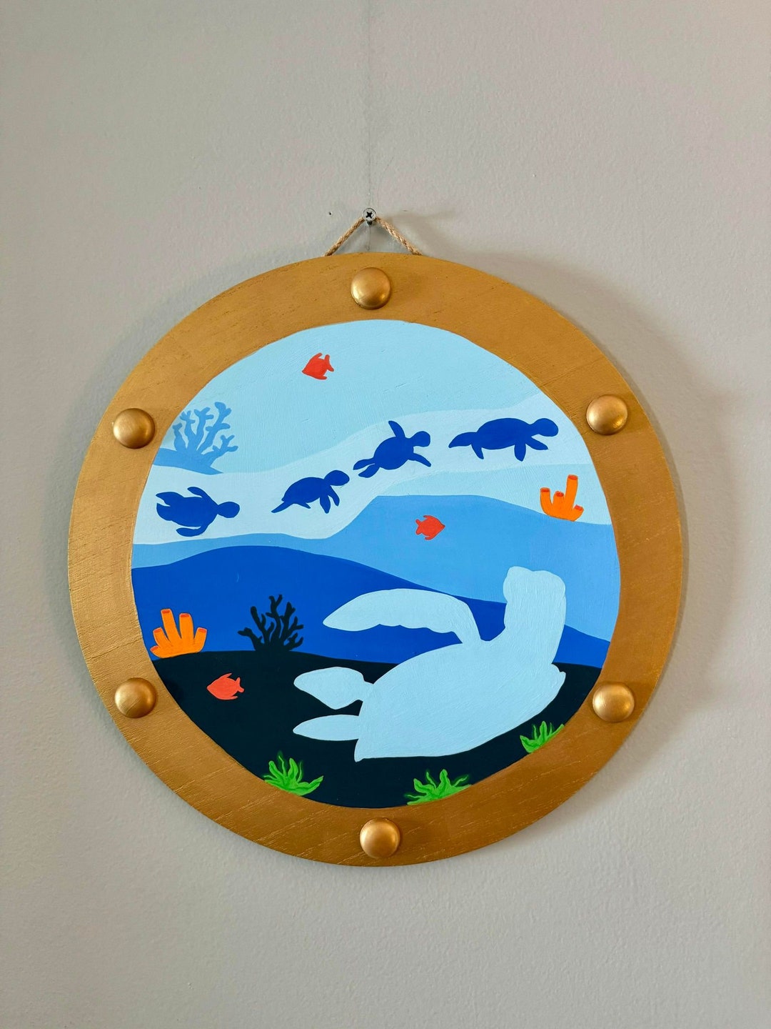 Finding Nemo Crush Submarine Window Painting - Etsy