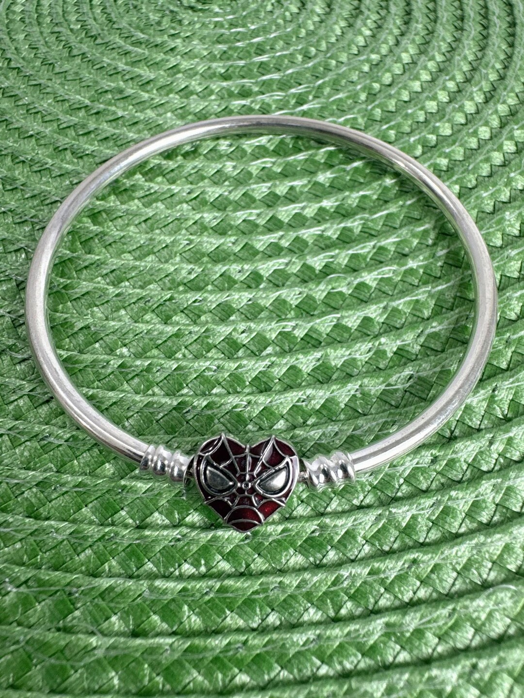 Pandora Marvel Spider-man Mask Clasp Bangle, S925 Sterling Silver ...