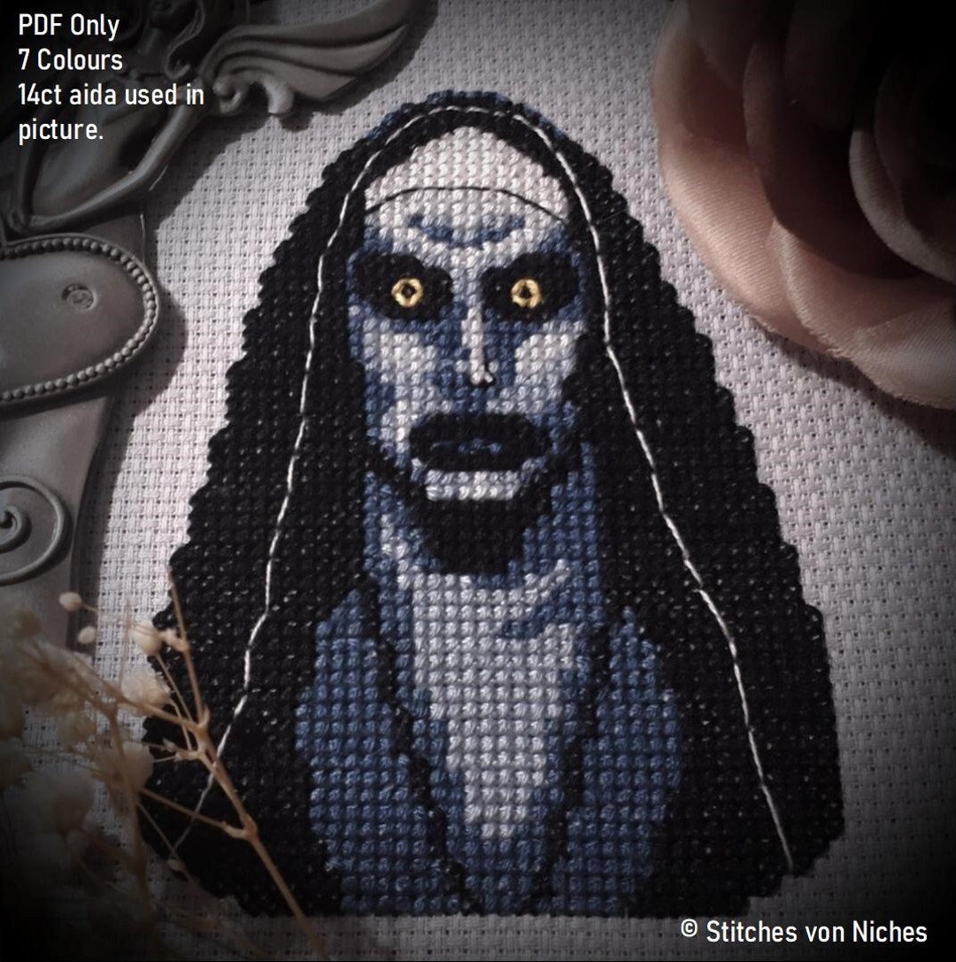 Valak the Demon Nun Cross Stitch Pattern PDF ONLY - Etsy