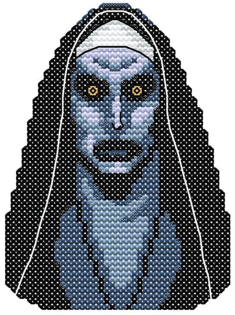 Valak the Demon Nun Cross Stitch Pattern PDF ONLY - Etsy