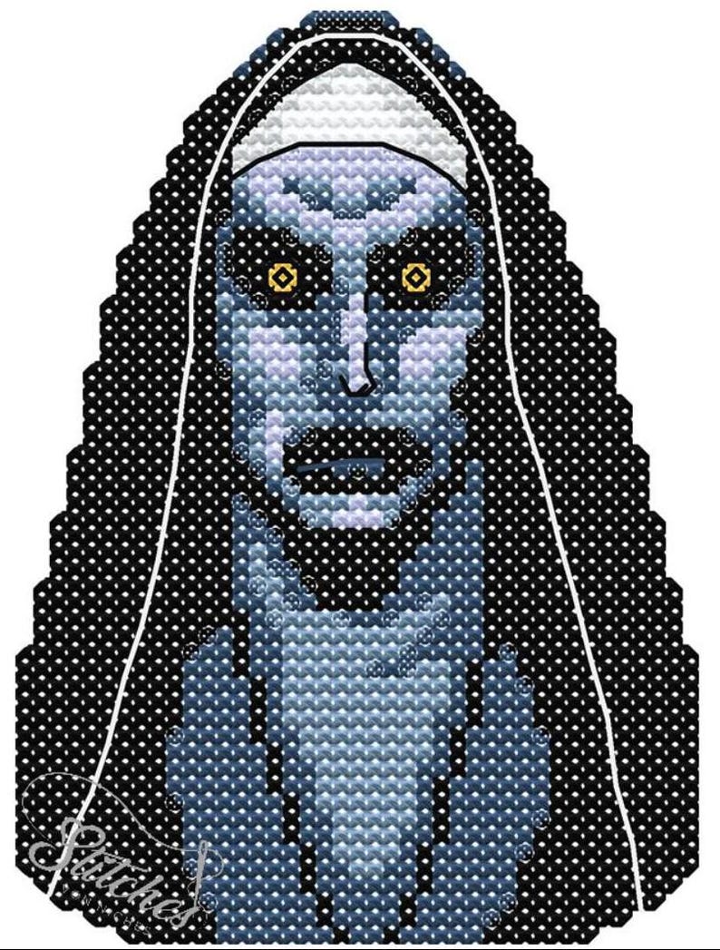 Valak the Demon Nun Cross Stitch Pattern (PDF ONLY) - Etsy