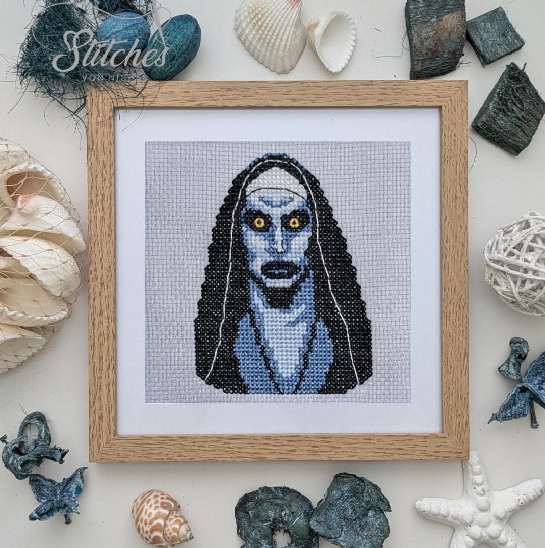 Valak the Demon Nun Cross Stitch Pattern (PDF ONLY) - Etsy