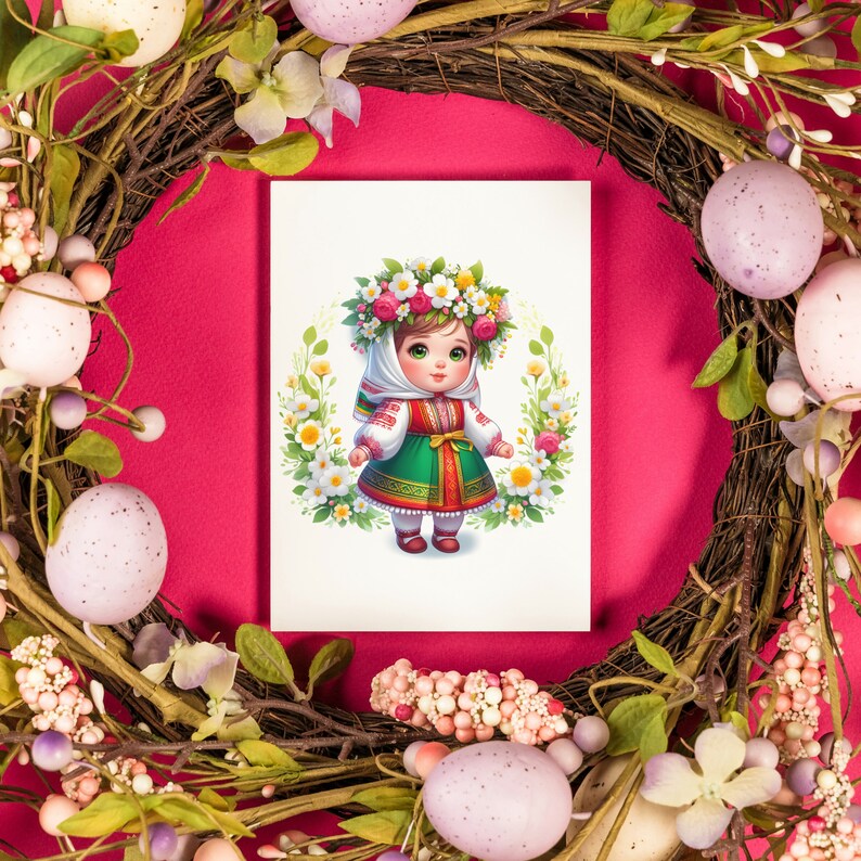 BULGARIAN Babies With Flowers, LAZARKI, Orthodox Easter, Bulgarian ...