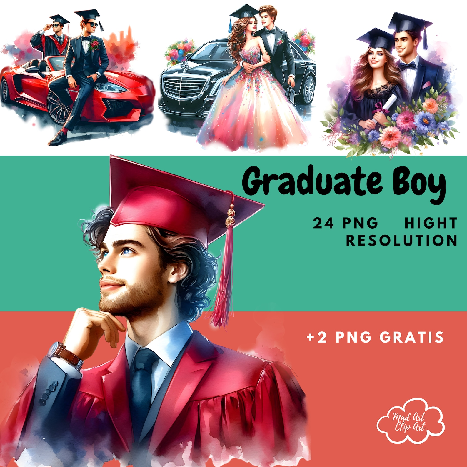 Graduate Boy Clipart, Graduation Boys PNG, Bulgarian Boy Clipart ...